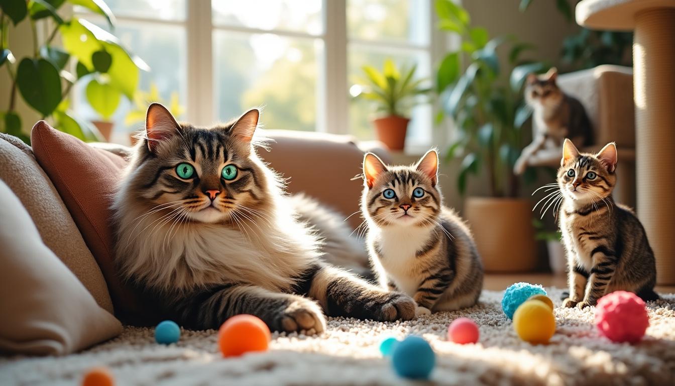 Cohabitation féline : astuces pour une harmonie en douceur 🐱 ️