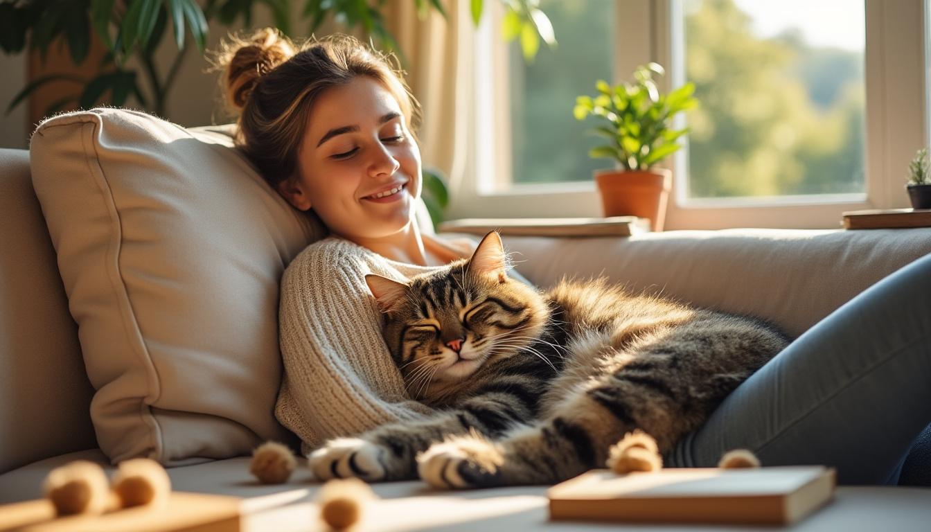 Pourquoi mon chat dort-il sur moi ? 💤🐱 Les vraies raisons